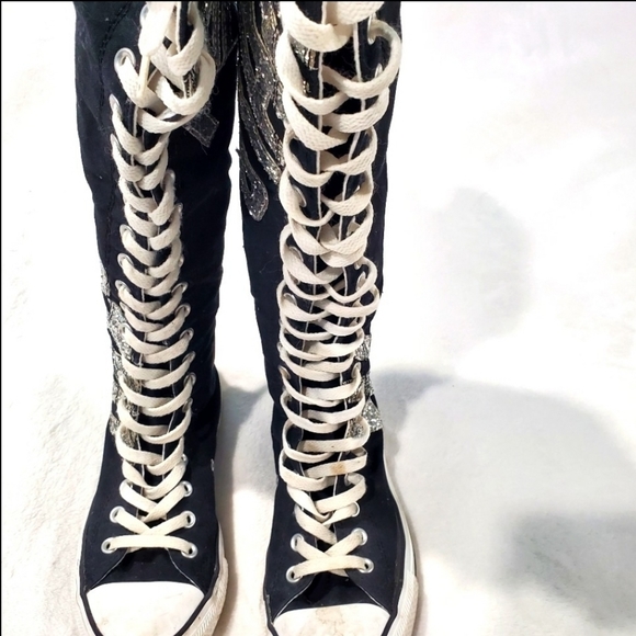 Converse | Shoes | Rare Converse Tall All Star Chuck Taylor 2 Eye Holes ...